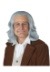 Benjamin Franklin Adult Wig